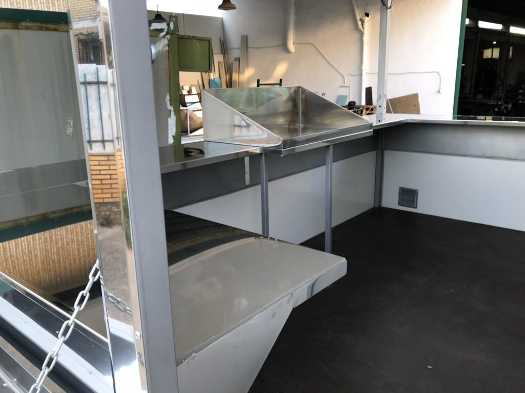 Remolque de comida en aluminio. | SevillaRemolques.com